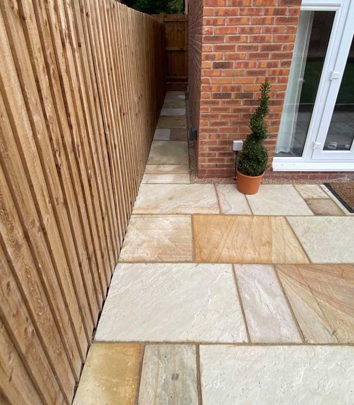 Fossil Mint Mixed Patio Pack Riven - Sandstone Supplies Uk